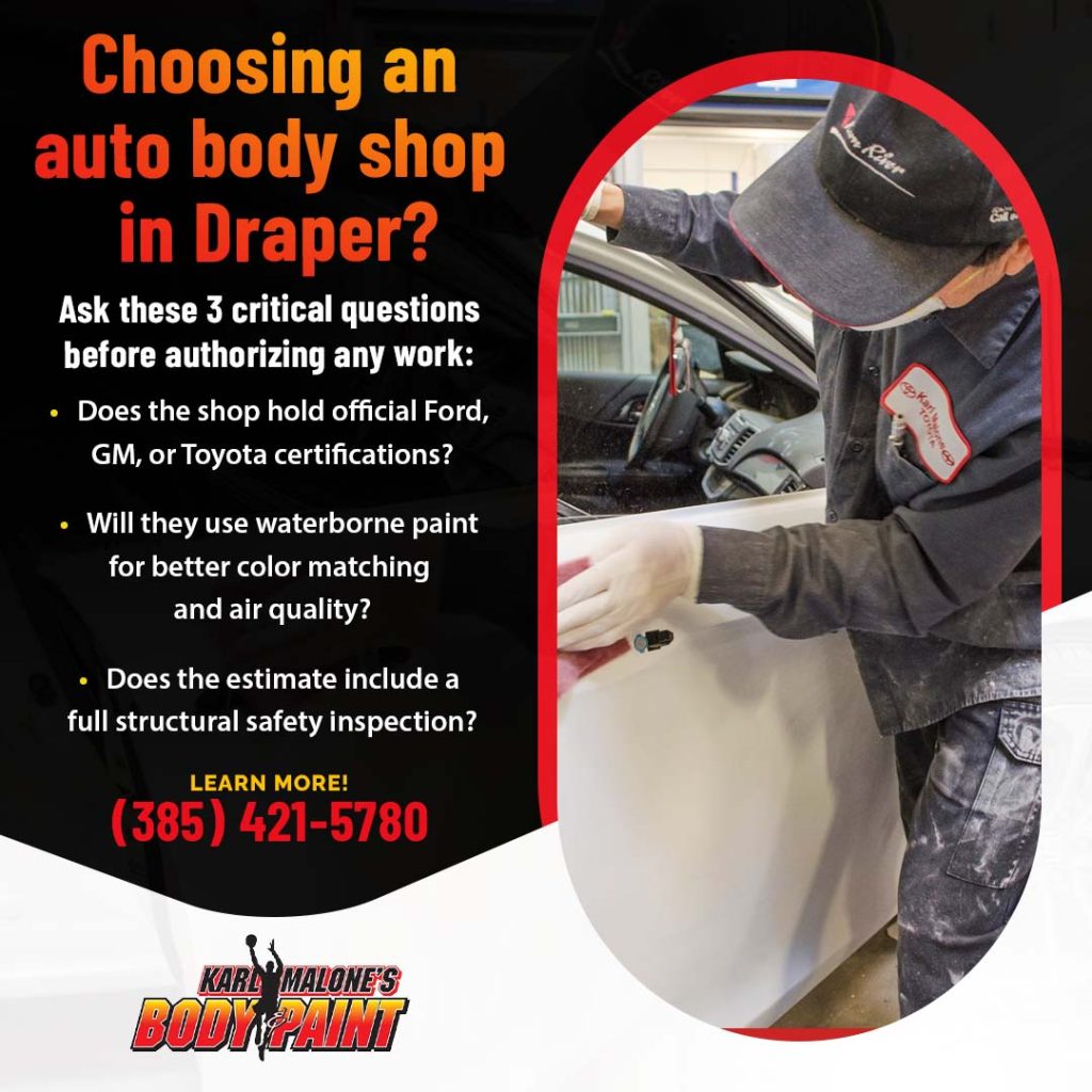 Discover What Makes Our Draper Auto Body Shop Unique